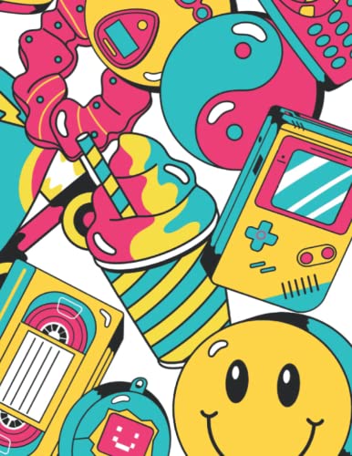 90s Nostalgia Themed Notebook 150 Pages Journal Diary by Lacie Harris ...