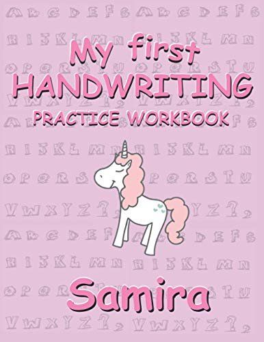 Girls Alphabet Handwriting Practice Workbook Samira: Preschool writing ...