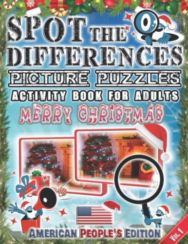 Spot the Differences : Picture Puzzles - Activity Book for Adults ...