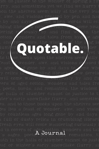 Quotable: A Journal by Wonderdom Publishing | Goodreads