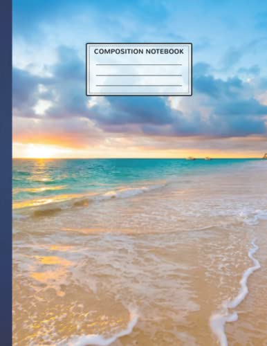 Composition Notebook: Stunning Backgrounds 8.5 x 11 Inches, 110 Pages ...