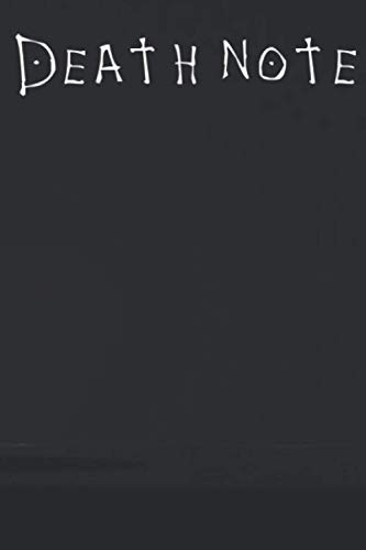 Death Note Notebook: Great Notebook for School or as a Diary, Lined ...