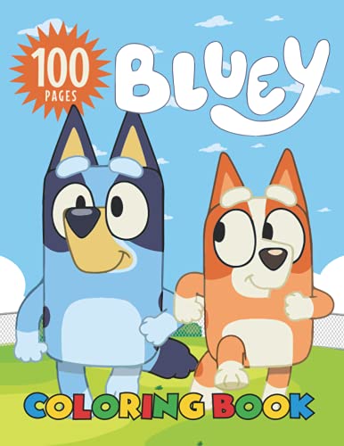 Bluey Coloring Book: Funny and cute Activity Book for kids by Creative ...