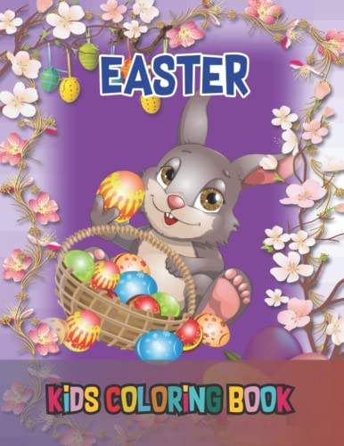 Easter bunny Coloring Book: For Kids ages 4+ | 60 Unique Easter ...