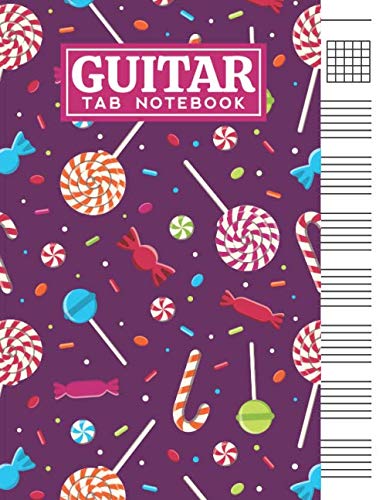 Guitar Tab Notebook: Blank 6 Strings Chord Diagrams & Tablature Music ...