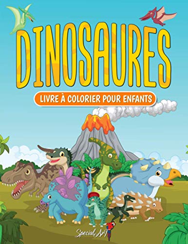 Dinosaures - Livre de coloriage pour Enfants: Plus de 50 pages à ...