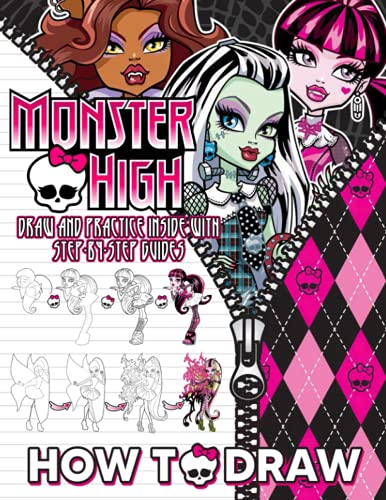 How to Draw Monster High: Figures Simple Anatomy, Characters, Forms ...