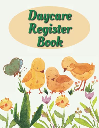 Daycare Register Book: 2080 Entries Sign In And Out Register Log Book ...