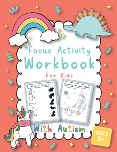 Focus Activity Workbook For Kids With Autism: Essential Interactive ...
