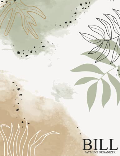 Bill Payment Organizer: Track Monthly Bill Payments - Personal Finance ...