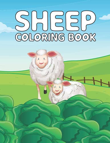Sheep Coloring Book: Sheep Children Activity Book for Kids, Boys ...