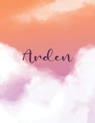 Arden: Personal Name Dot Gird | The Notebook For Writing Journal or ...
