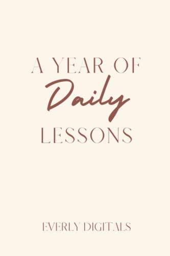 Daily Lessons for 365 Days | Yearly Planner | 365 Days | Lessons for a ...