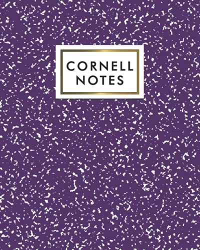 Cornell Notes Notebook: Cornell Note Paper Notebook | College Ruled ...