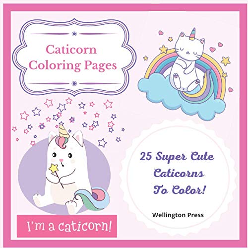 Caticorn Coloring Pages: 25 Absolutely Adorable Caticorn Coloring Pages ...
