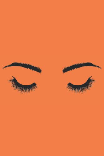 Eyes Notebook: Temptatious Tangerine Matte Finish Lined Journal, 120 ...