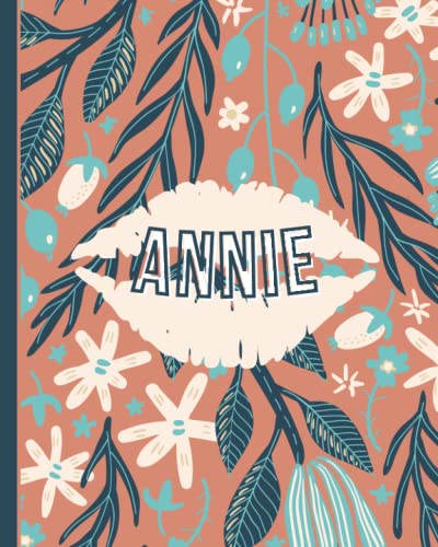 Personalised Notebook for Women: Blank Pages Journal : Flowered Themed ...