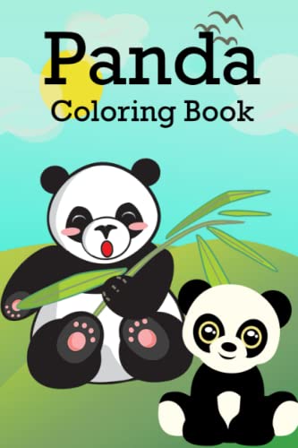 Panda Coloring Book: Simple, Easy And Large Print Designs Of Unique ...