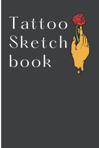 Tattoo Sketchbook: Simple Tattoo Outlines Book|Art Sketch Pad For ...