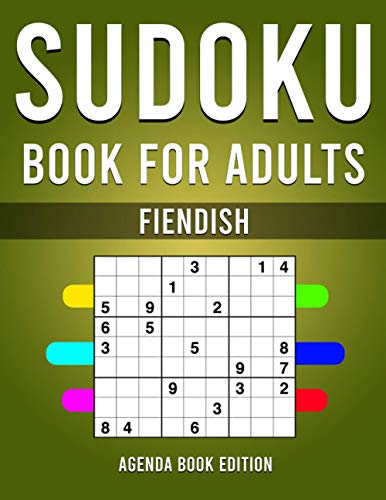 Sudoku Book for Adults Fiendish: 200 Hard, Extra Hard & Extreme Sudokus ...
