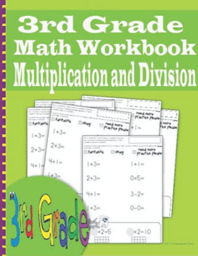 3rd Grade Math Workbook Multiplication and Division: Grade 3, Grade 4 ...