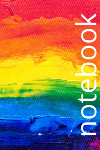 NOTEBOOK: Cute Colorful Paint Notebook Blank Lined Journal by ANA MURA ...