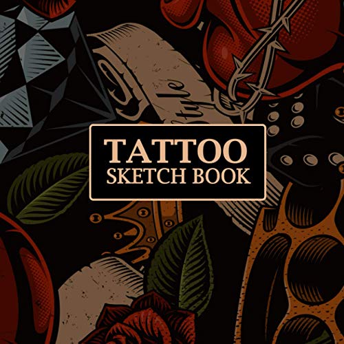 Tattoo Sketch Book: A Large Square Sketchbook with Blank Graph Paper to ...