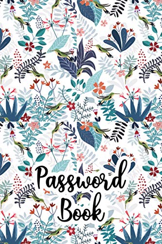 Password Book: Lovely Floral Cover Design Password Book With ...