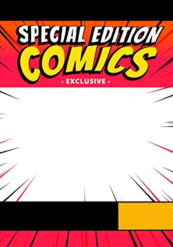 Blank Comic Book Pro Cover: Draw Your Own Comics - 120 Pages With One ...
