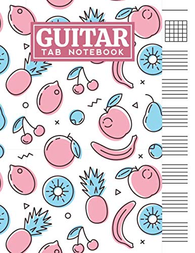 Guitar Tab Notebook: Blank 6 Strings Chord Diagrams & Tablature Music ...