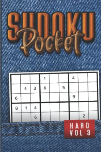 Pocket Sudoku: Hard Level - Small Sudoku Book - Mini Sudoku Puzzles For ...