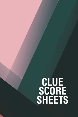 Clue Score Sheet: Clue Replacement Pads, Clue Notepad, Detective ...