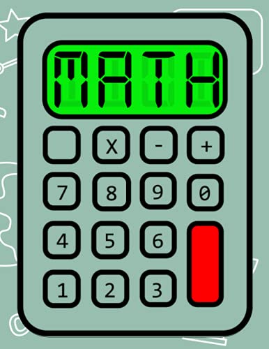 math: lined graph paper notebook for math, science, exercises, 120 ...