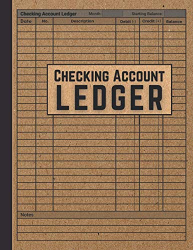 Checking Account Ledger: Payment Record Check Register Notebook | 120 ...