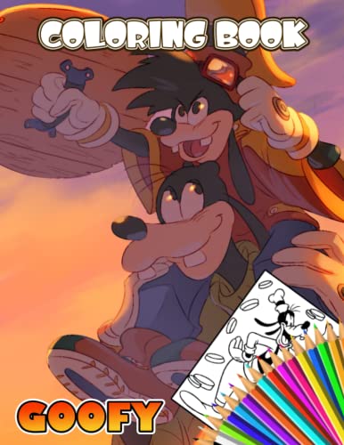 Goofy Coloring Book: Perfect Coloring Book For Adults and Kids With ...
