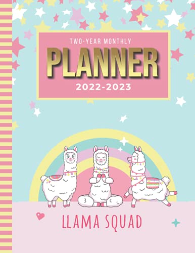 Two-Year Monthly Planner 2022-2023: 8.5x11 24-Month Calendar and 100 ...