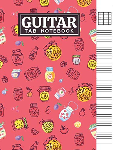 Guitar Tab Notebook: Blank 6 Strings Chord Diagrams & Tablature Music ...