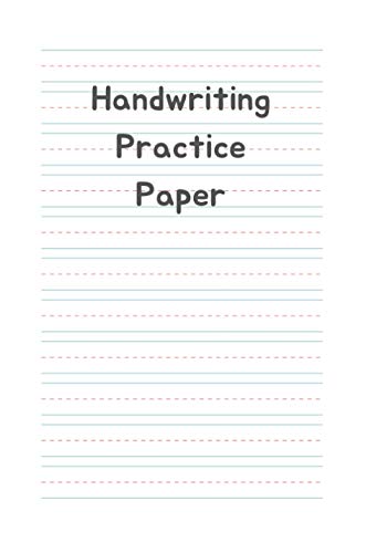 Handwriting Practice Paper: Handwriting Practice Notebook with Dotted ...