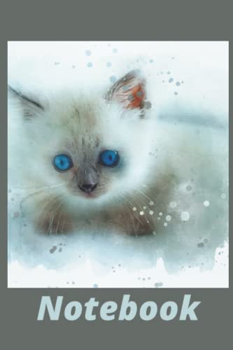 Notebook: Cute Colorful Cats College Ruled Lined Pages-Journal notbook ...