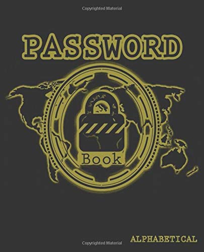 Password book: password book with tabs refillable, 7.5x9.25 Internet ...