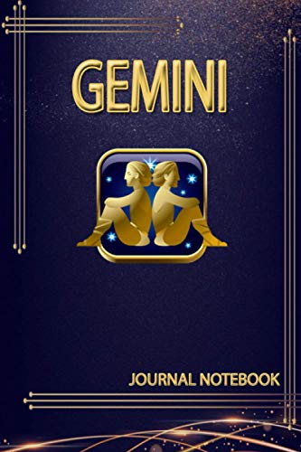 Gemini: Zodiac Notebook 120-Page Lined Gemini Zodiac Journal by ...