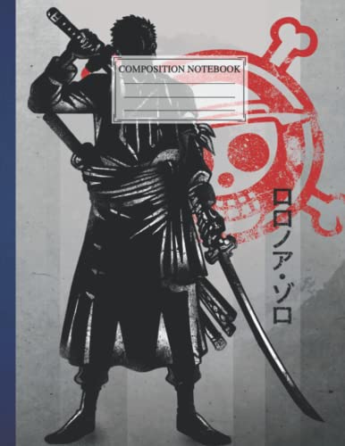 Composition notebook: Zoro1 (5).Vivid character design. Vintage ...