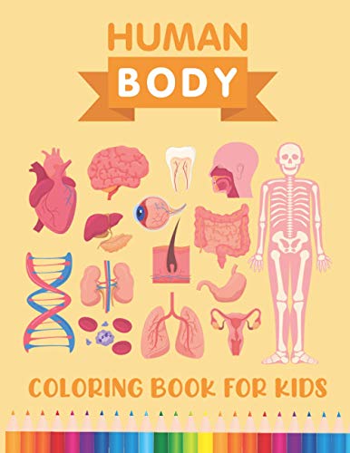 Human Body Coloring Book for Kids: Over 30 Human Body Parts Coloring ...