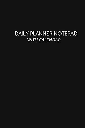 Daily Planner Notepad with calendar: organizer planner To do List Pad ...