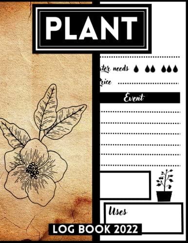 Plant Log Book 2022: Garden Journal and Log Book 2022 | women gardening ...