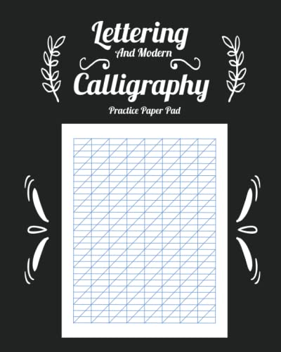 Calligraphy Writing Paper: 100 Sheet Pages, Calligraphy Practice Paper ...