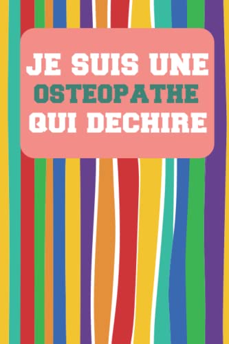 Je suis une osteopathe qui déchire: idée Original cahiers drôles pour ...