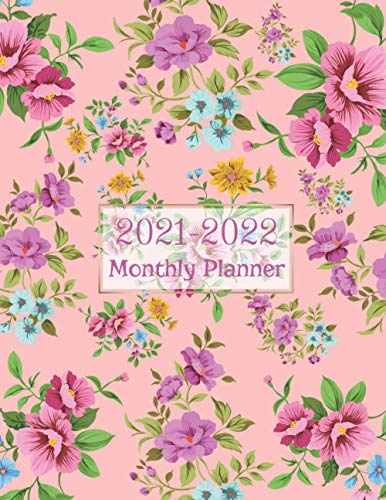 2021-2022 Monthly Planner: Simple Two Year Scheduler With US Holidays ...
