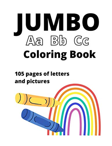 Jumbo Coloring Book: Coloring book for kids, alphabet, ABC by CrafTwins ...
