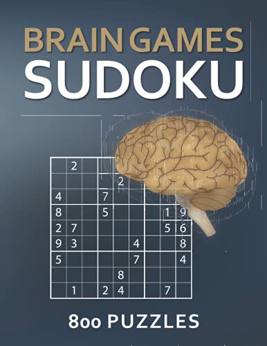 Brain Games - Sudoku (800 Puzzles): Easy, Medium, Hard Sudoku Puzzle by ...